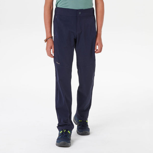 Kids’ Hiking Trousers MH100 Aged 7-15 Navy | Decathlon UAE